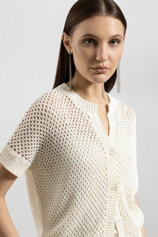 Women's Spring Knitwear: Sweatshirts and Cardigans Made in Italy – Peserico