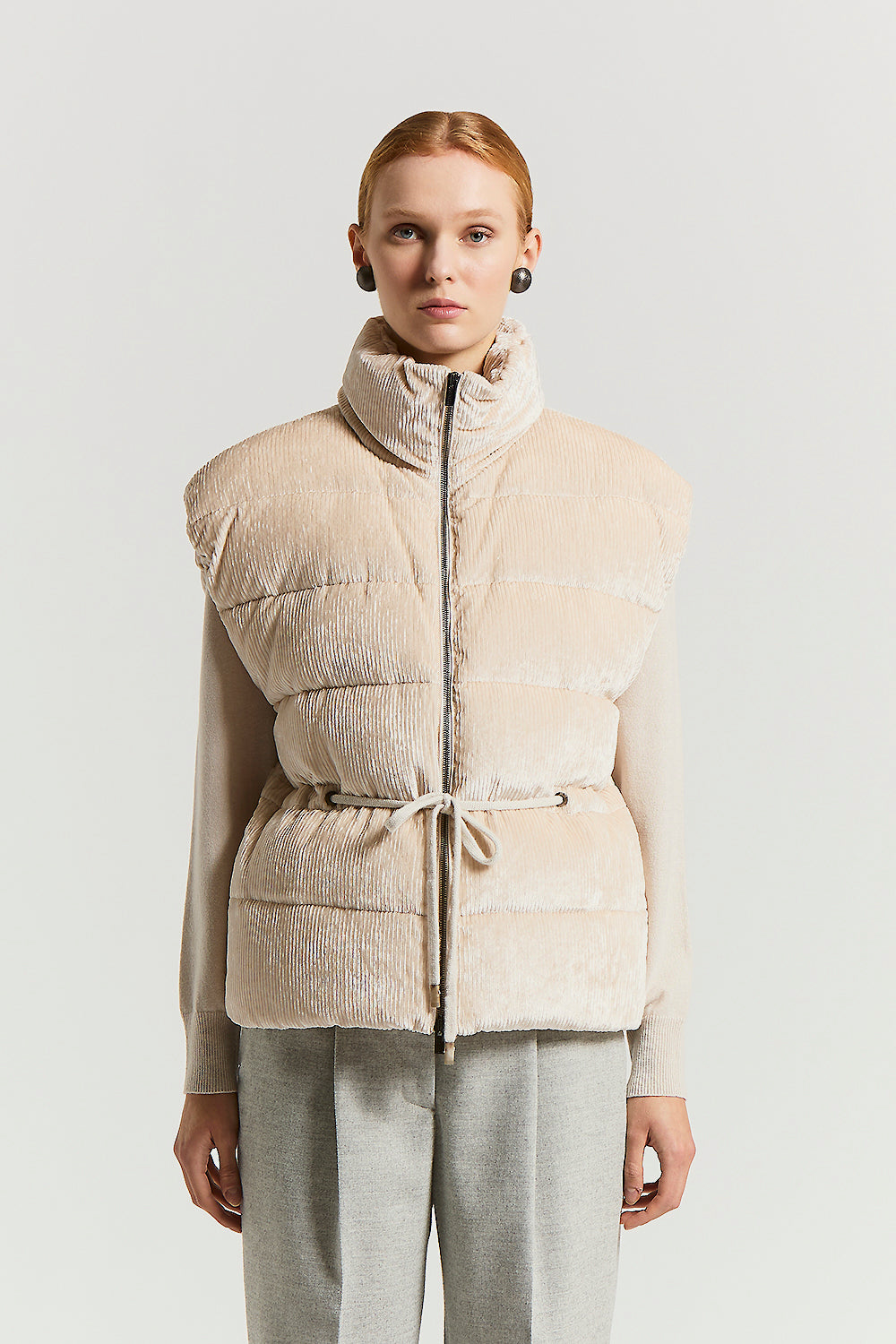 Down padded vest | Peserico
